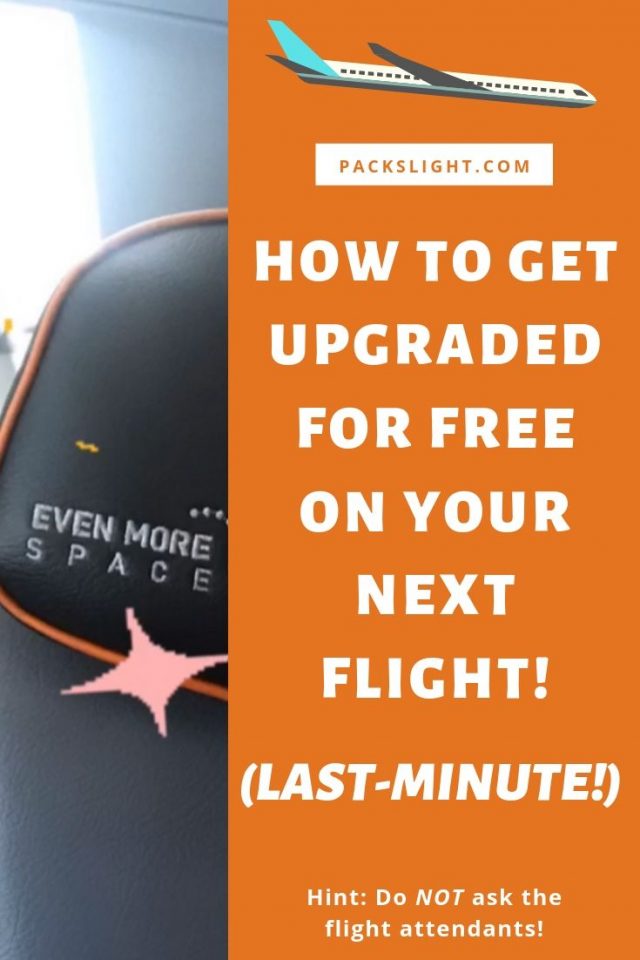 Last-Minute FREE Upgrade on Your Flight (Easy Step-by-Step!)