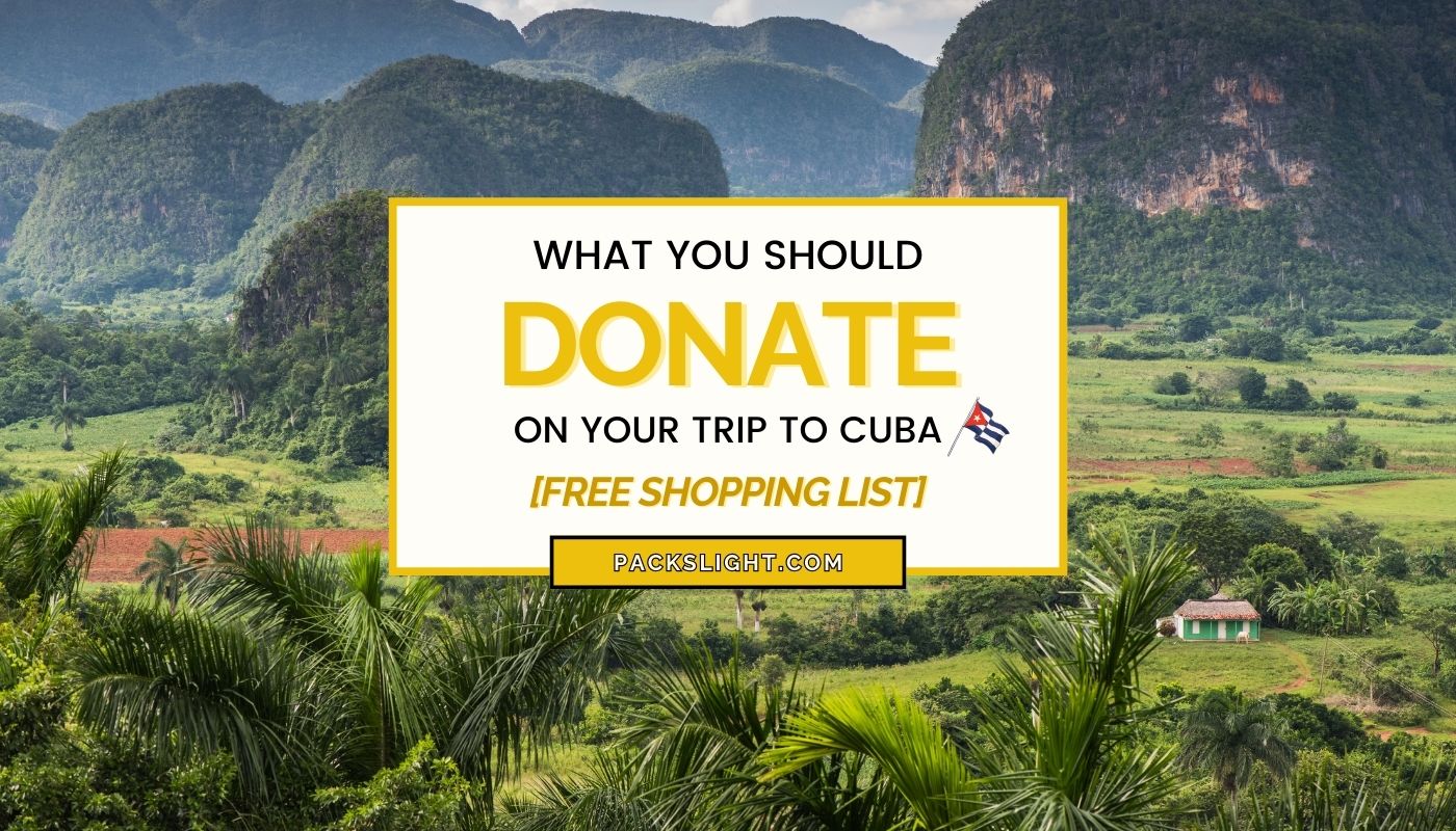 What to donate on your Cuba trip [FREE list + tips]